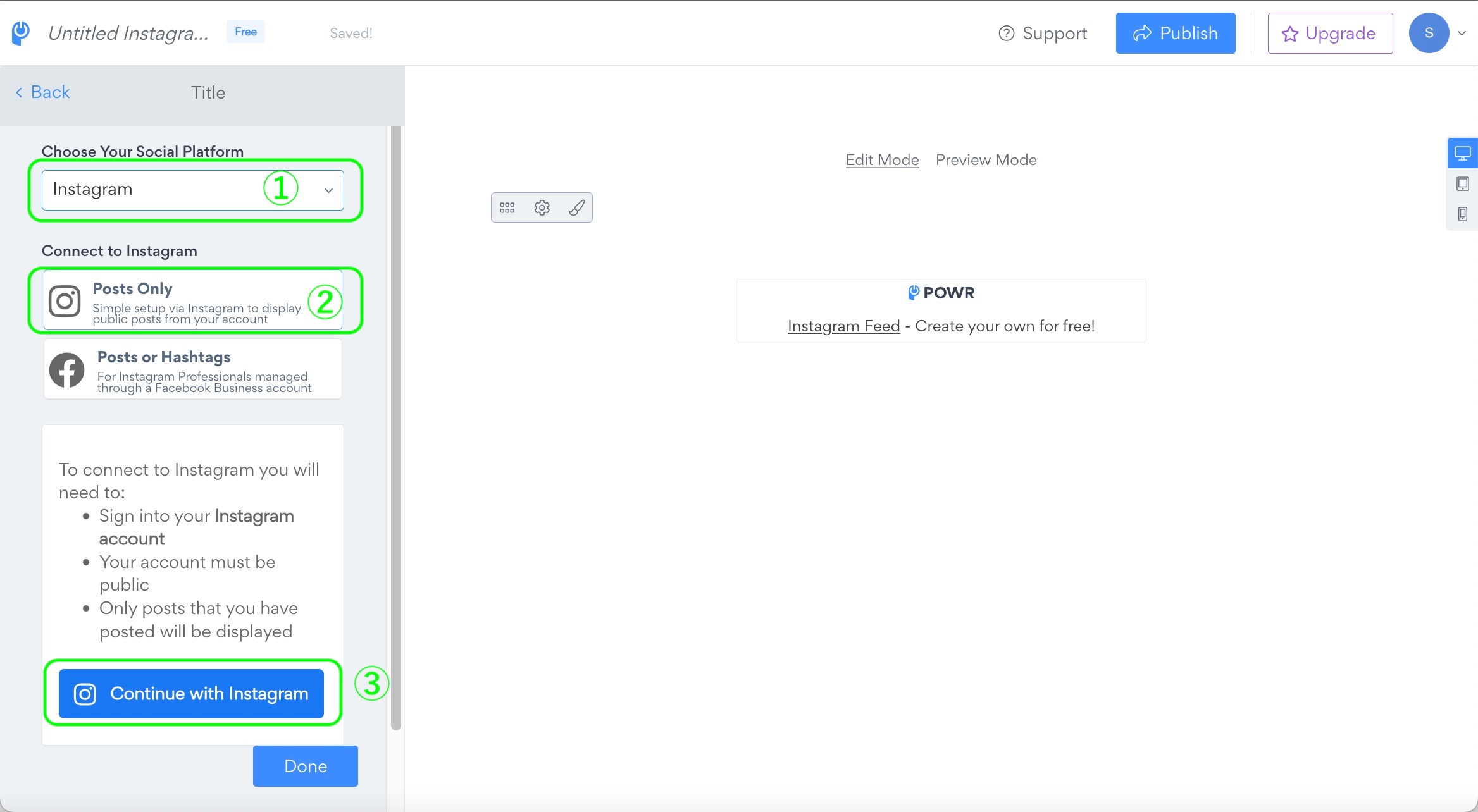 Jimdo(ジンドゥー)にInstagramを埋め込む（POWR経由）｜シャルコウェブデザイン｜coconalaブログ